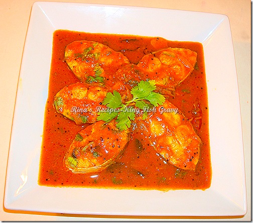 Rina's Recipes: King Fish Gravy